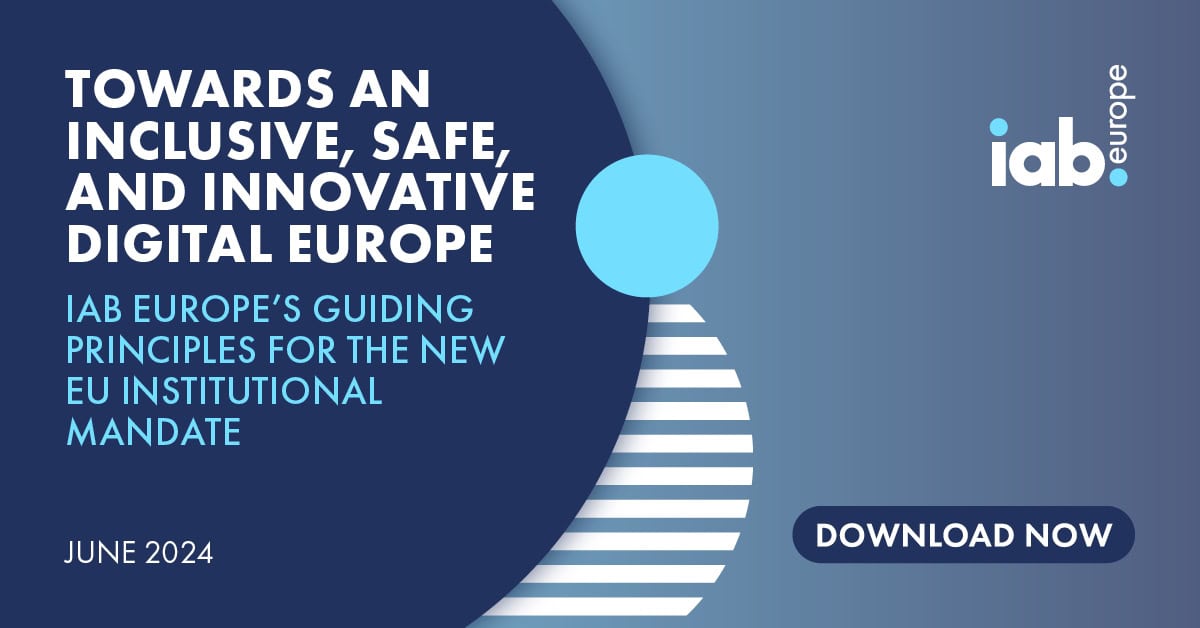 IAB EUROPE PRESENTA SUS COMPROMISOS Y PRINCIPIOS RECTORES PARA EL NUEVO MANDATO INSTITUCIONAL DE ...